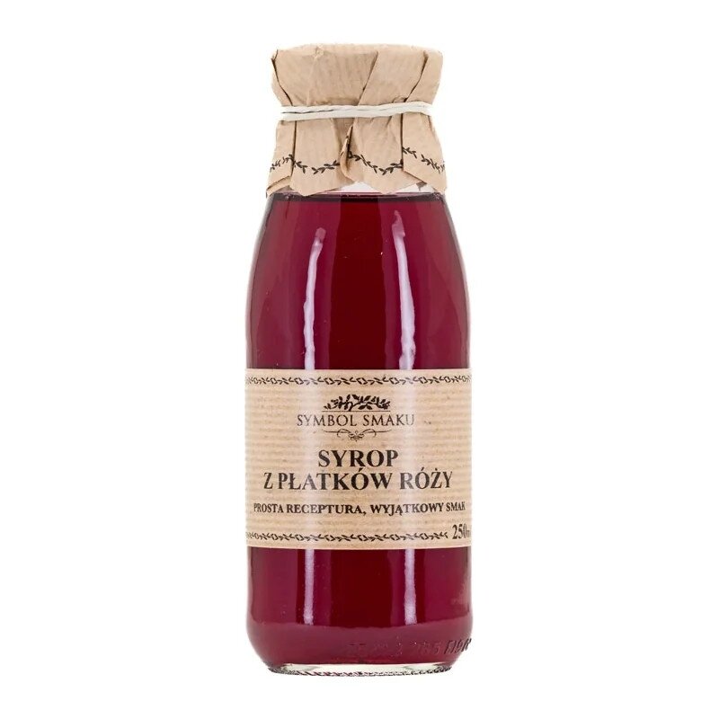 Syrop z płatków róży 250ml SYMBOL SMAKU - Zawsze Naturalnie - Naturalne ...